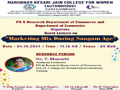 Welcome to Marudhar Kesari Jain College for Women