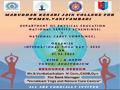 Welcome to Marudhar Kesari Jain College for Women